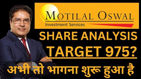 Motilal Oswal Stock Analysis Motilal Oswal Finance Share Latest News