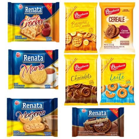 Combo 48 Biscoitos Sabores Sortidos Renata E Bauducco Shopee Brasil
