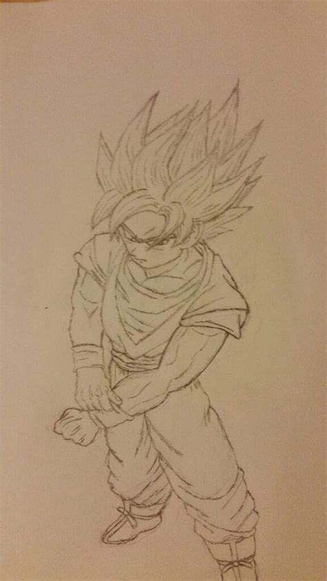 Goku Ssj Drawing At PaintingValley Com Explore Collection Of Goku Ssj Drawing