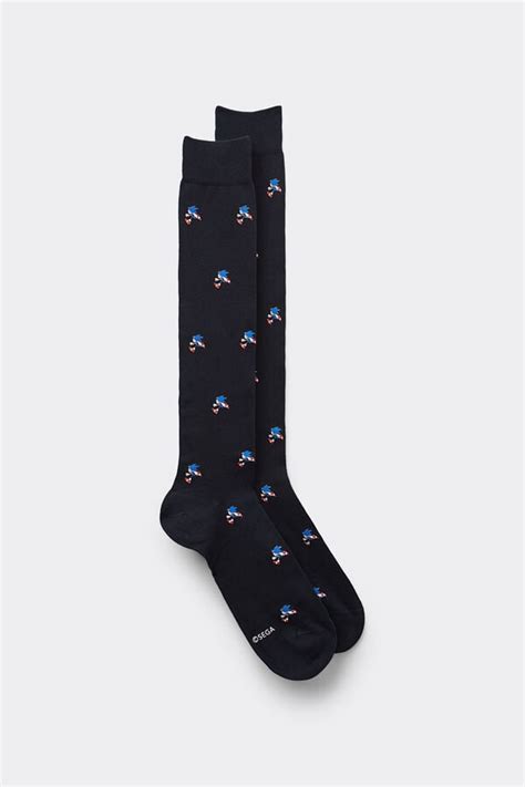 Long Cotton Sonic Print Socks Intimissimi