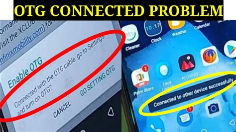 Connected To Other Device Successfully Tecnoinfinix Otg Problem Tecno Pova Youtube