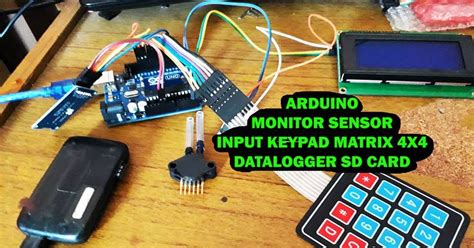 Membuat Alat Input Data Menggunakan Arduino Keypad Matrix 4x4 Dan