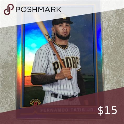 Fernando Tatis Jr Silver Holo 2021 Bowman Card 91B In 2023 Bowman Holo Junior