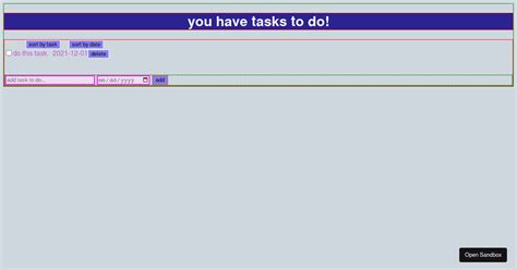 Maria Typescript Todo App Codesandbox