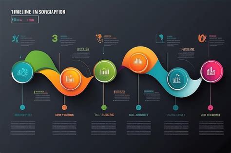 Premium Photo Business Data Visualization Timeline Infographic Icons