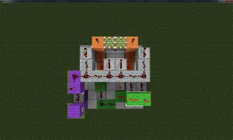 2x2 Seamless Flush Piston Door Tutorial Redstone Discussion And