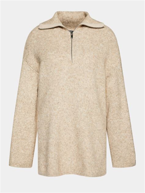 Gina Tricot Pull 21066 Beige Regular Fit Modivofr