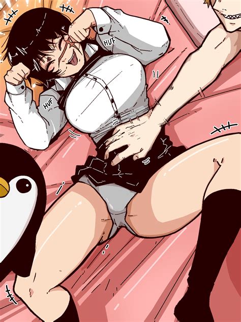 Rule 34 Before Sex Black Hair Breasts Chainsaw Man Clothed Denji Chainsaw Man Imminent Sex