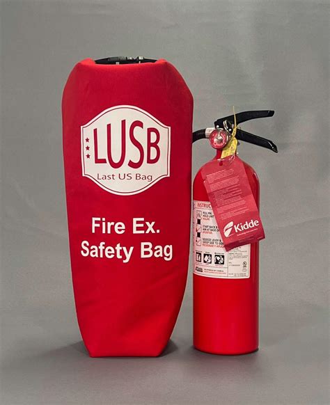Last Us Bag Fire Extinguisher Sleeve Safety Bag Gme Supply