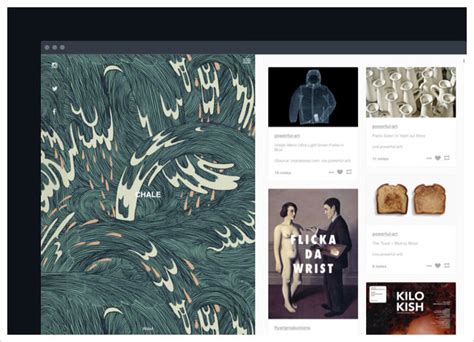 Handpicked Beautiful Tumblr Themes Updated Hongkiat