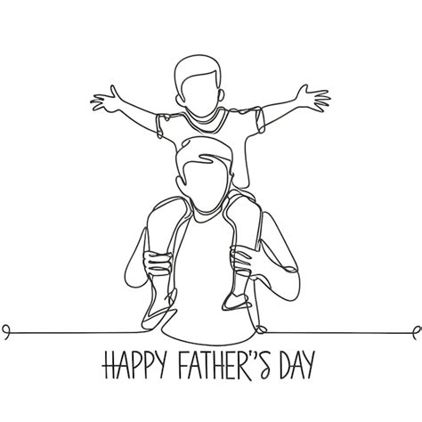 Happy Fathers Day Wish Card Premium Ai Generated Image