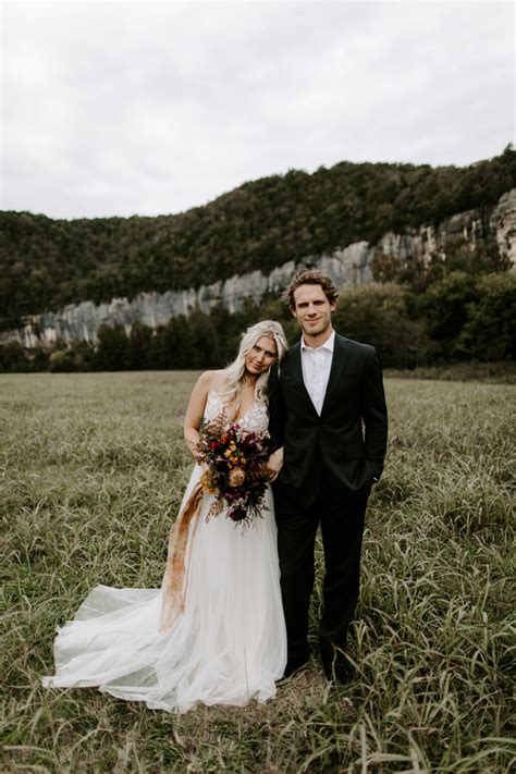 This Bohemian Arkansas Elopement At Buffalo Outdoor Center Included The