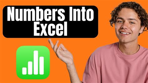 How To Convert Apple Numbers To Excel Youtube