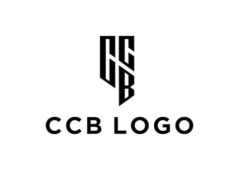 Ilustración De Vector De Diseño De Logotipo Ccb Vector Premium