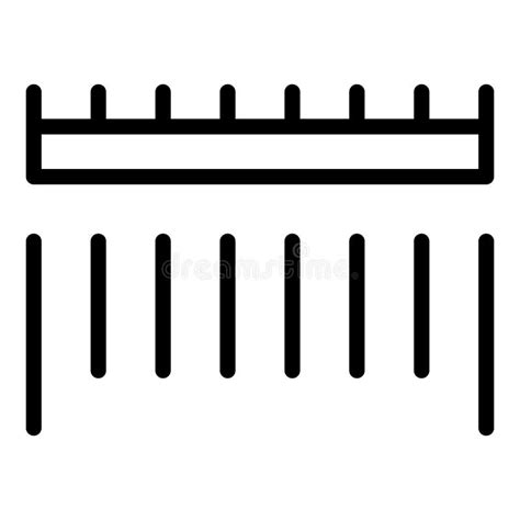 Barcode Scanning Icon Outline Vector Scan Code Stock Vector