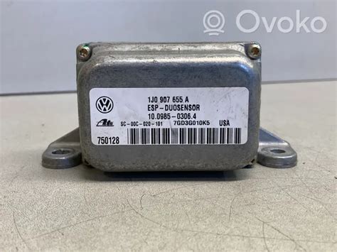 J A Volkswagen Touran I ESP Acceleration Yaw Rate Sensor RRR