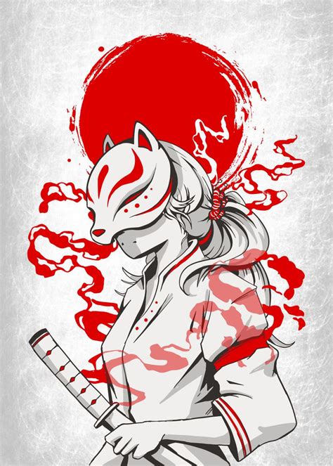 Female Kitsune Samurai