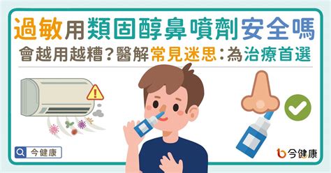 過敏用類固醇鼻噴劑安全嗎？會越用越糟？醫解常見迷思：為治療首選。 健康大小事 生活 Nownews今日新聞