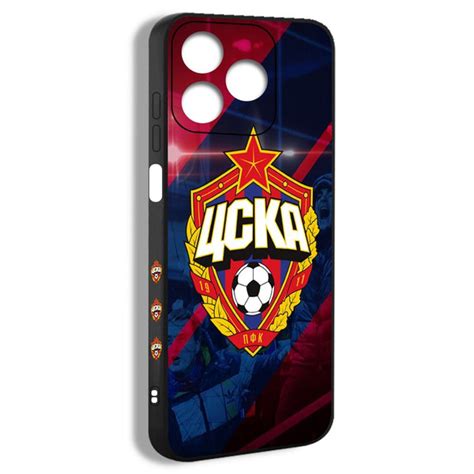 Чехол для смартфона Подходит для Tecno Spark 10 4g Логотип ПФК ЦСКА фк цска Москва лого купить