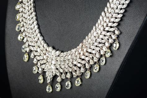 Collar De Diamantes Sin Cortar Oro