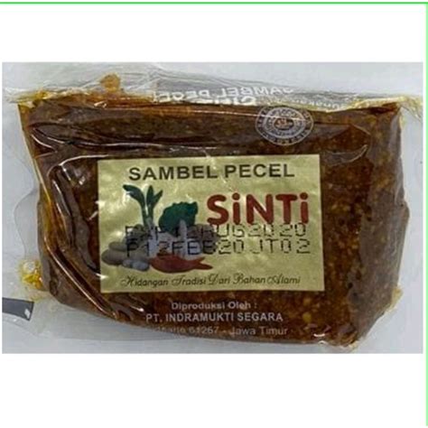 CAP SINTI SAMBAL PECEL KACANG SAMBAL 100 G Shopee Malaysia