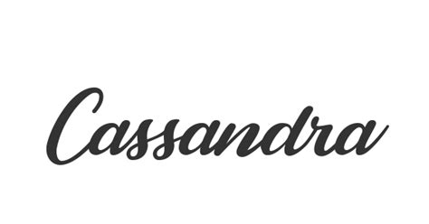Cassandra Font Fontmagic