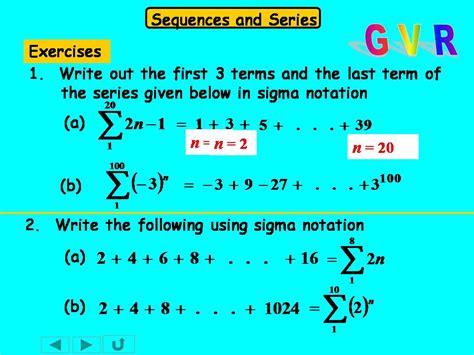 Enggmathsworld Basic Diagrammatic Explanation Of Sequences And Series