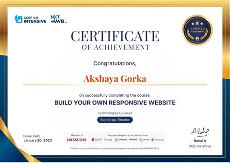 i m happy to share that i ve obtained a new certificate build your own