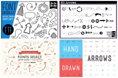 Engaging Arrow Fonts And Symbols To Spice Up Your Designs HipFonts
