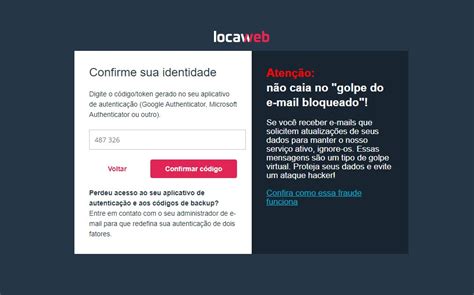 Como Configurar A Autenticação De Dois Fatores Email Locaweb