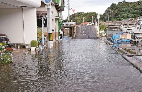 潮位85センチ「ここまでとは」 隠岐の島住民 対応追われ 山陰中央新報デジタル