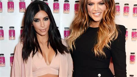 Busty Kim Kardashian Flaunts Her Abs In Nude Pink Crop While Khloe Rocks A Tiny Lbd In London