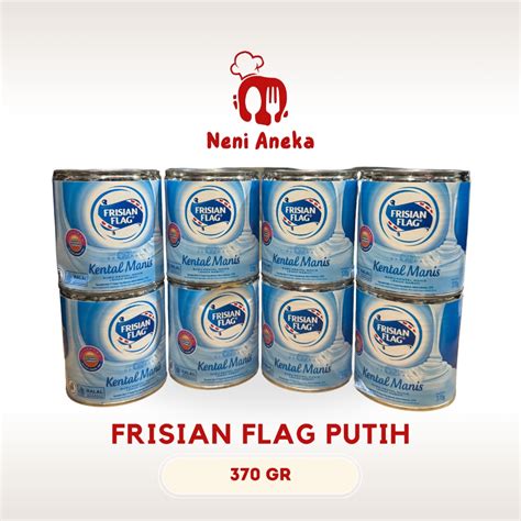 Jual Susu Kental Manis Frisian Flag Kaleng Putih - 370 gr / Susu ...