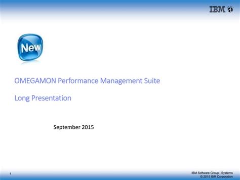 Ibm Omegamon Performance Management Suite Long Presentation Pptx
