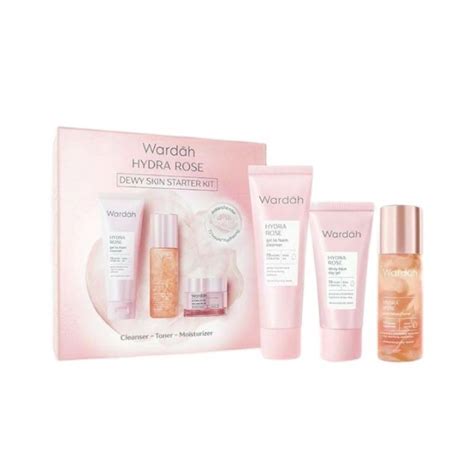 Wardah Hydra Rose Dewy Skin Starter Kit Paket Wardah Lazada Indonesia