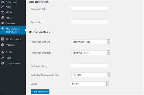 WooCommerce Shipping Restriction Plugin Conditional Shipping Rules WebKul