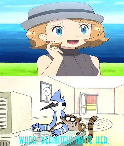 Rigby Wants To Invite Serena By Noahishere18 On Deviantart