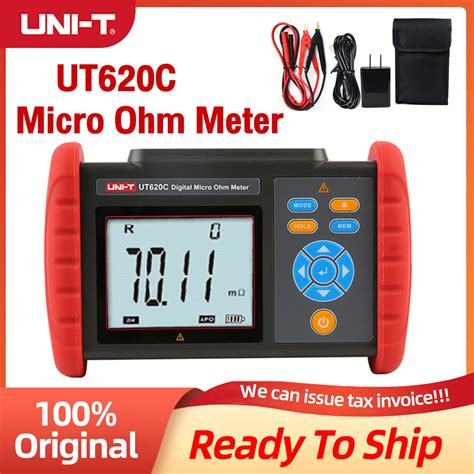 Uni T Ut620c Digital Micro Ohm Meter Dc Low Resistance Meter Cable Wire