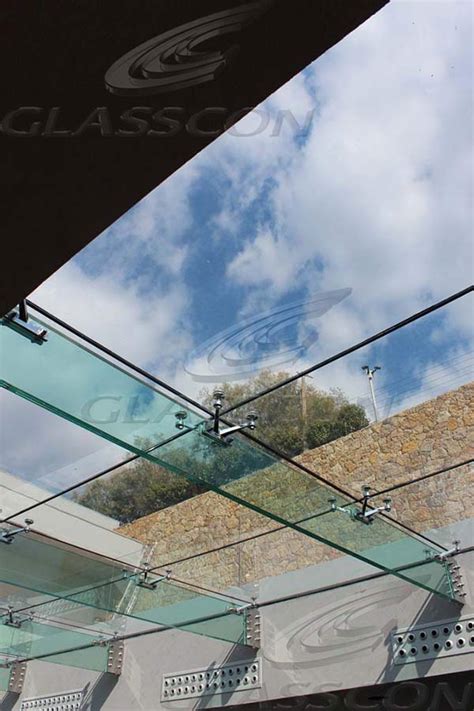 Structural Glass Roof With Glass Fins Glasscon