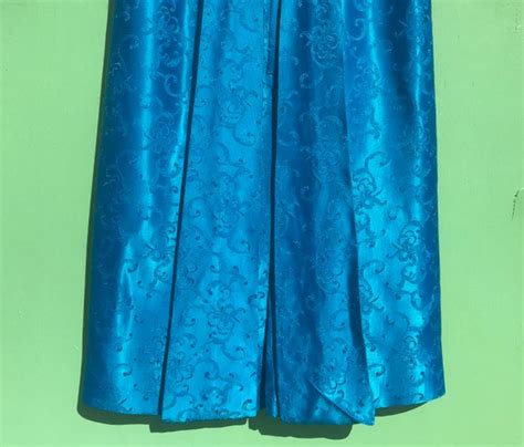 1960s Brocade Wiggle Dress Sweetheart Sleeveless Cock Gem