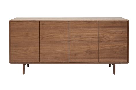Vintage Sideboard Mit Vier Türen Aus Dunklem Holz B160 Cm Suva Miliboo