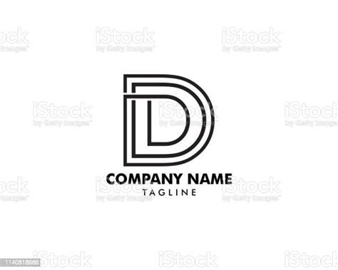 初始字母 D 徽標設計範本向量圖形及更多乾淨圖片 乾淨 互聯網 商務 Istock