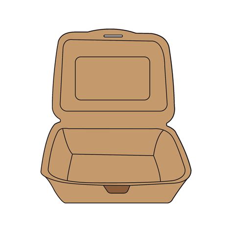 Styrofoam Lunch Box Icon 46432151 Vector Art At Vecteezy