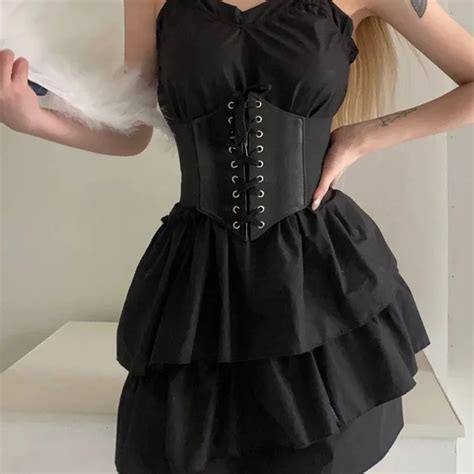 Sexy Corset Underbust Women Gothic Corset Top Curve Shaper Modeling Strap Slimming Waist Belt