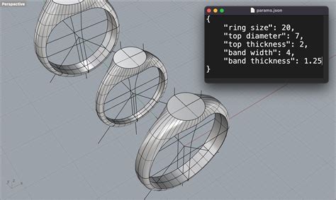 Python Script For Rhino3d Automated Ring Builder 3d Model 3d Printable