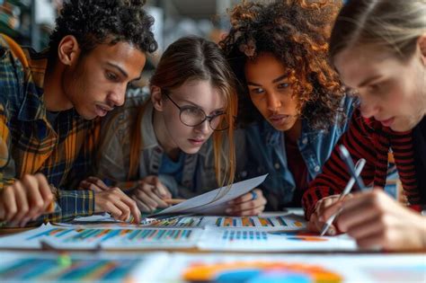 Educators Brainstorming New Teaching Methods Colorful Premium Ai Generated Image