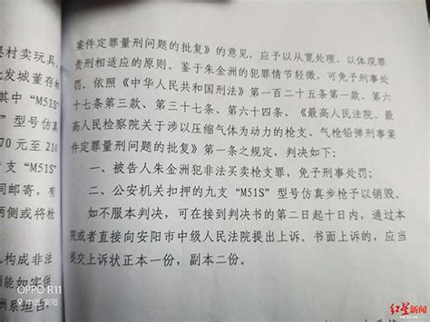“朱金洲仿真枪案”重审宣判：曾获刑7年，现免予刑罚一号专案澎湃新闻 The Paper