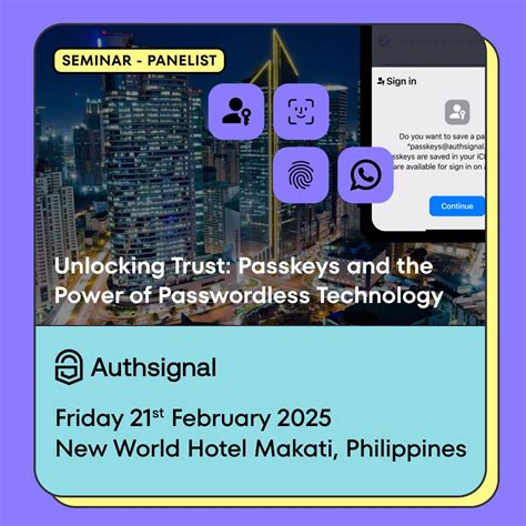 Passkeys Authsignal