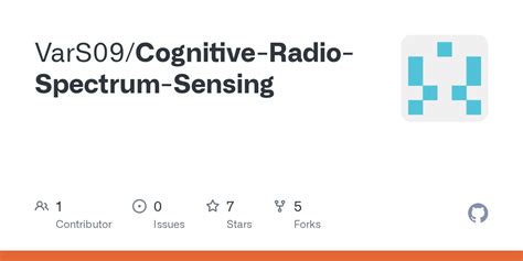 Github Vars09cognitive Radio Spectrum Sensing