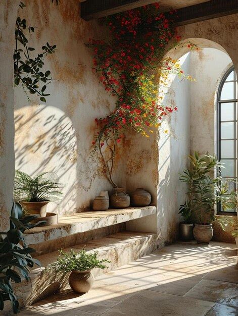 Premium Photo A Room Filled With Lots Of Potted Plants